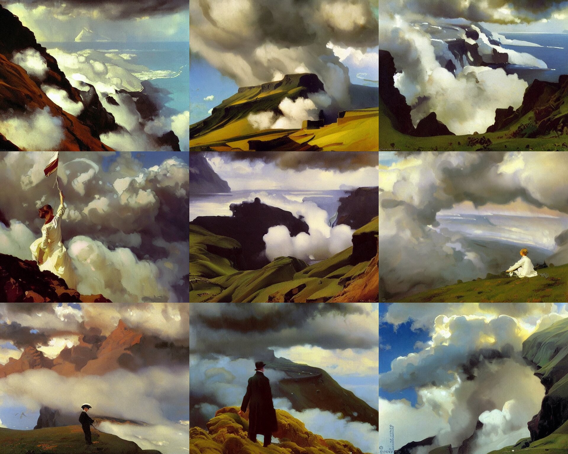 Lexica - Painting by sargent and leyendecker and greg hildebrandt ...