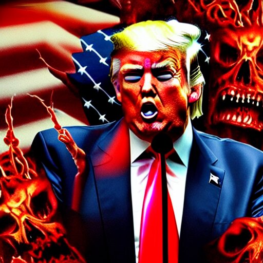 Lexica - Donald trump on the cover of a horrific death metal album ...