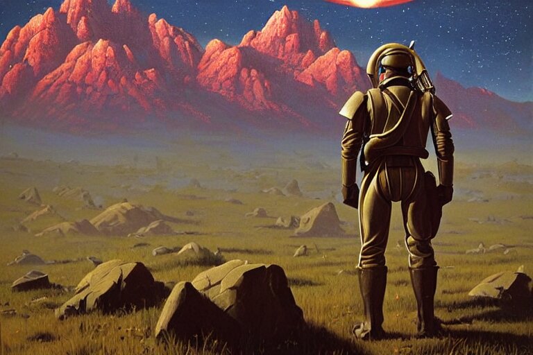 Lexica - Portrait of a colonial marine, 2 4 5 0. starcaft, starship ...