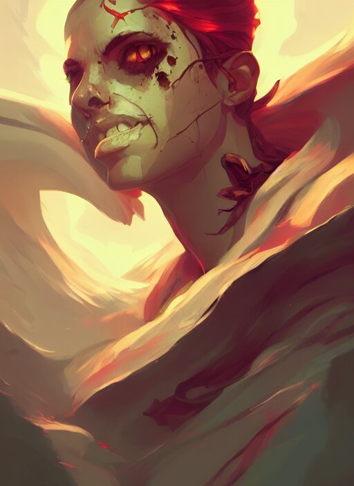 Lexica - Rotting corpse of a male king, in the style of artgerm ...