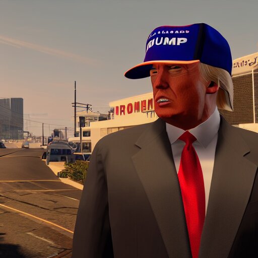 Lexica - Donald Trump in GTA V, 8K