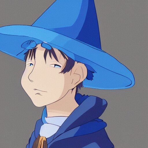 Lexica - A photo of a wizard wearing a big blue hat, digital art ...