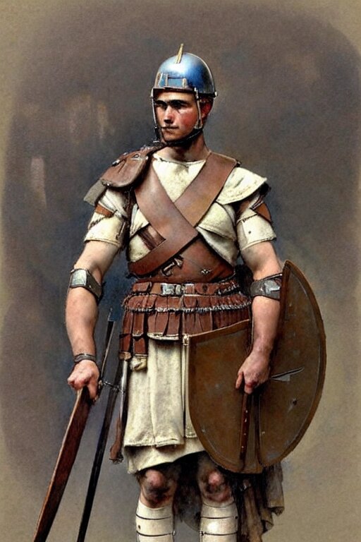 Lexica - (((((1950s roman legionary . muted colors.))))) by Jean ...
