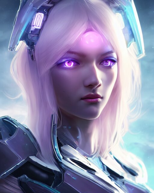 Lexica - Perfect android girl on a mothership, warframe armor ...