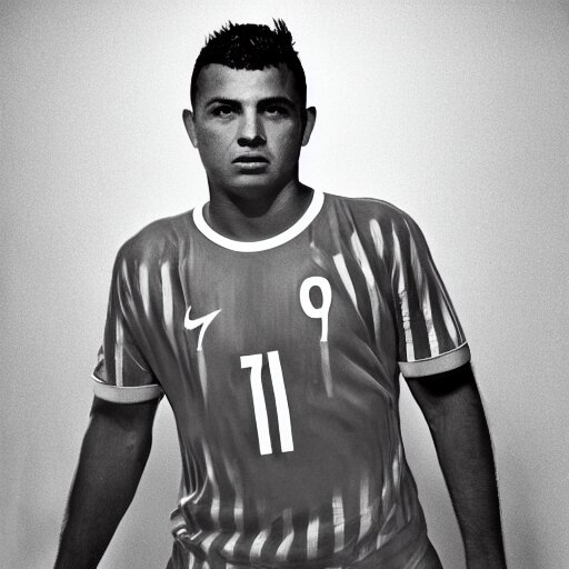Lexica - Full body portrait of the real ronaldo nazario from brazil by ...