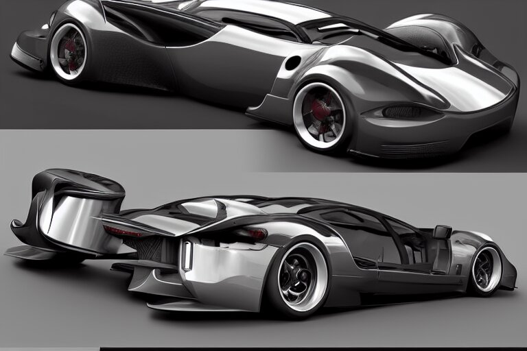 Automotive design render, digital art, by Frank Stephenson, gord ...
