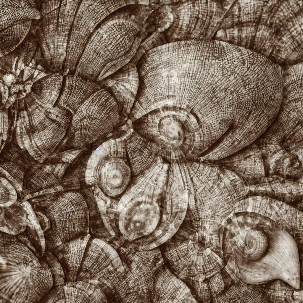 Lexica - Geometric single sea shell by ernst haeckel, modeled in 3 d ...