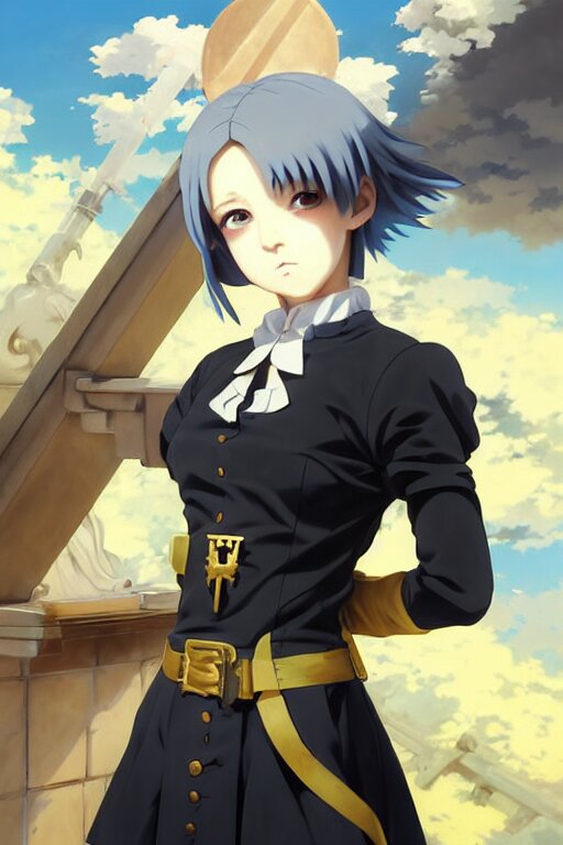 Lexica - Baroque oil painting anime key visual full body portrait ...