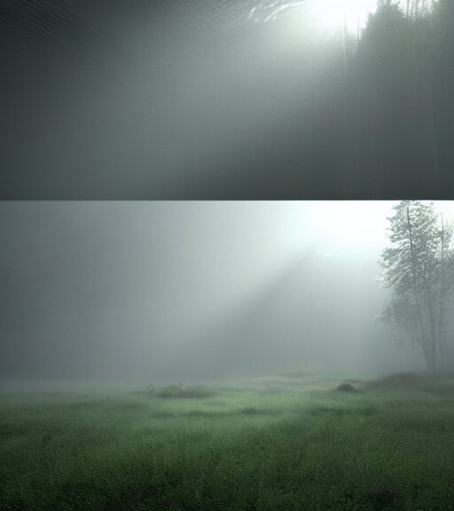 Lexica - The symmetric green linear light in the antartic, volumetric ...