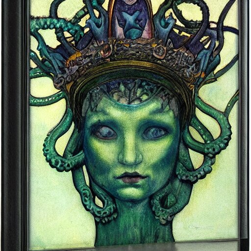 Lexica - The tentacle crown,by Annie Swynnerton and Diego Rivera ...