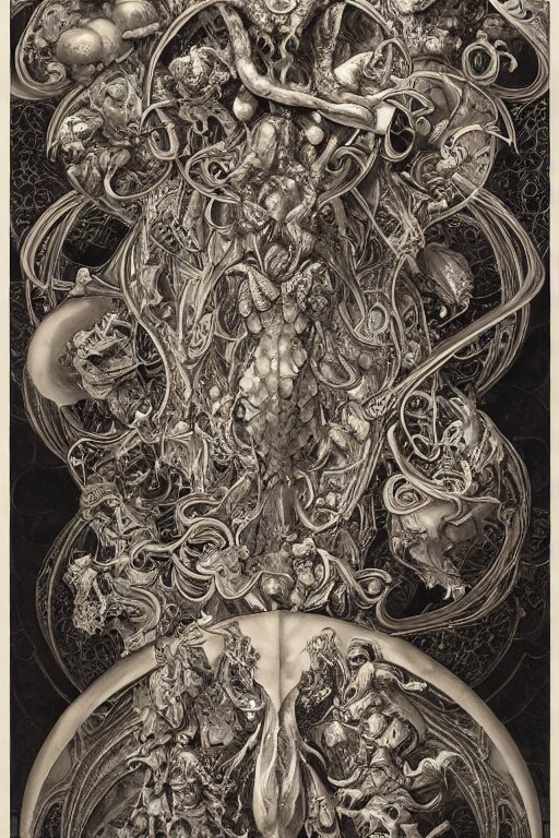 Lexica - A full - body turtle, wisdom, good and evil, scrollwork ...