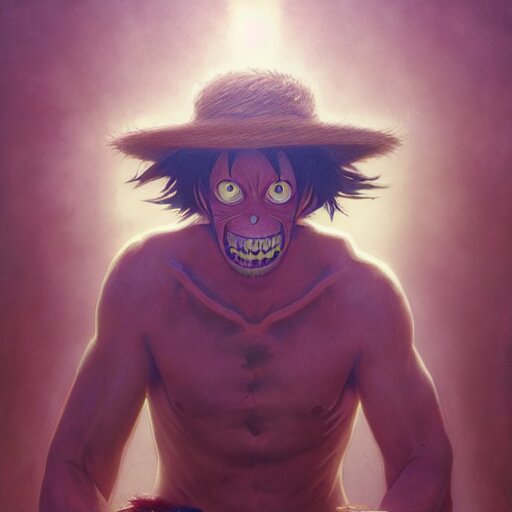 Lexica - Highly detailed vfx portrait of monkey d. luffy, stephen bliss ...
