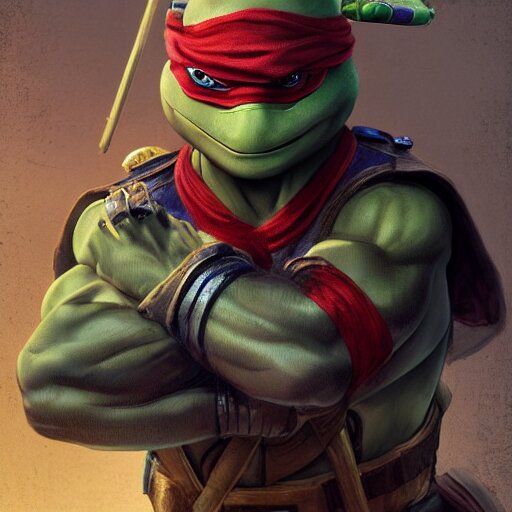 Lexica - Teenage mutant ninja turtle, handsome, portrait, intricate ...