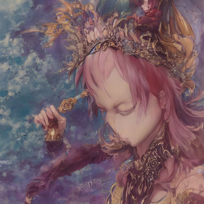 Lexica - The Queen of Faeries, Anime Fantasy Illustration by Tomoyuki ...