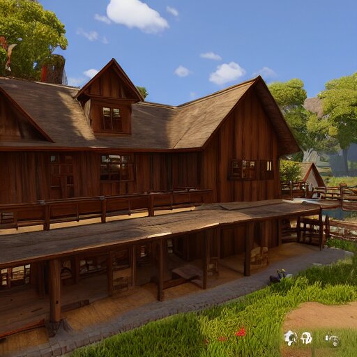 Lexica - Peaceful wooden mansion, interior, unreal engine 5 tech demo ...