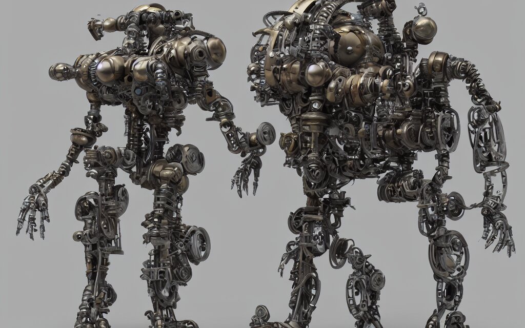 Lexica - Hyperdetailed , pastel wave , robotic cyberpunk sculpture ...