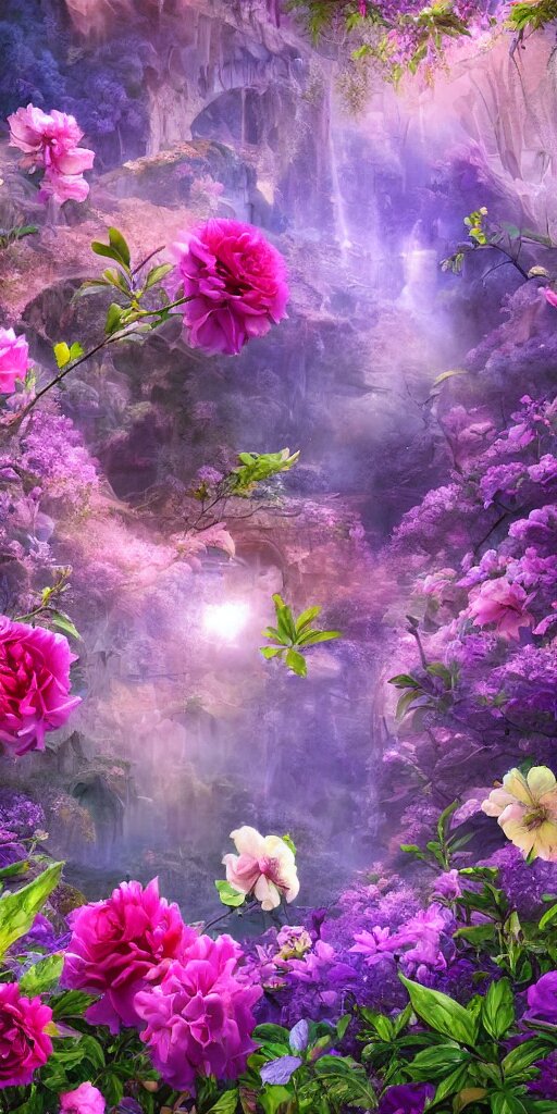 Lexica - Enormously detailed hd photo of future flower wallpaper ...