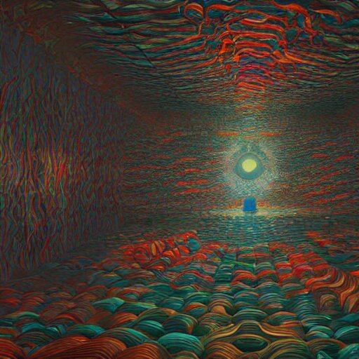 Lexica - Trippy endless library by m. c. escher, zdzisław beksinski ...