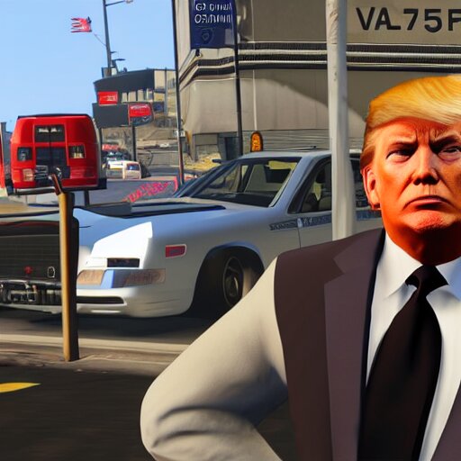 Lexica - Donald Trump in GTA V, 8K