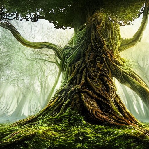 Lexica - World tree, massive tree, tree, roots, treant, subtle patterns ...