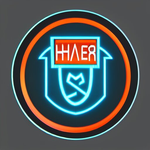 Lexica - A concept art of a hacker group cloth emblem patch, brain icon, electric current icons ...