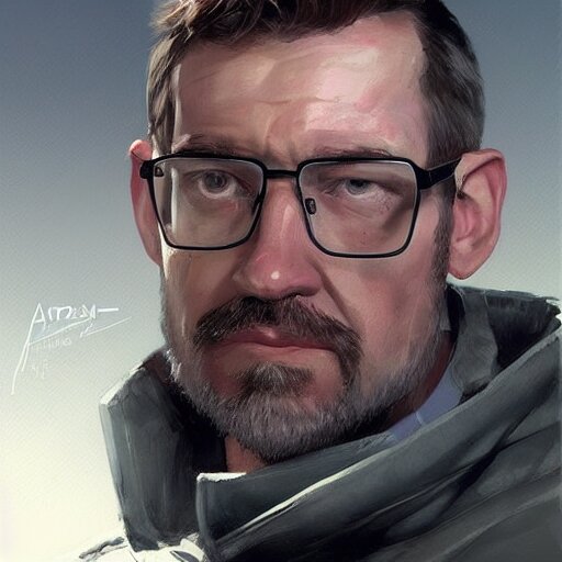 Lexica - Gordon freeman played yuri gagarin, face portrait, hd shot ...