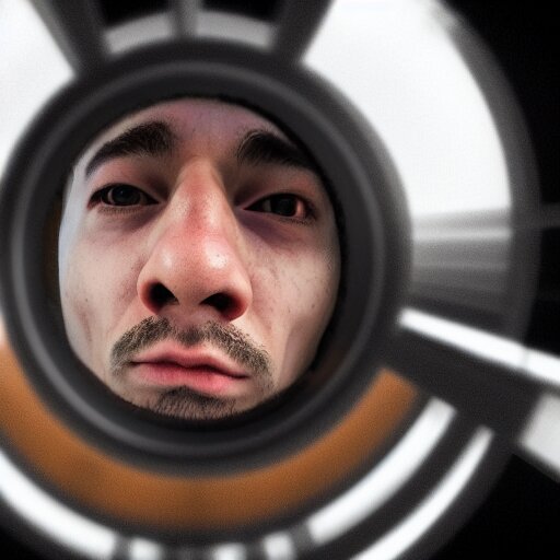 Lexica - Selfie!!!!! of a man, first person view, fisheye lens ...