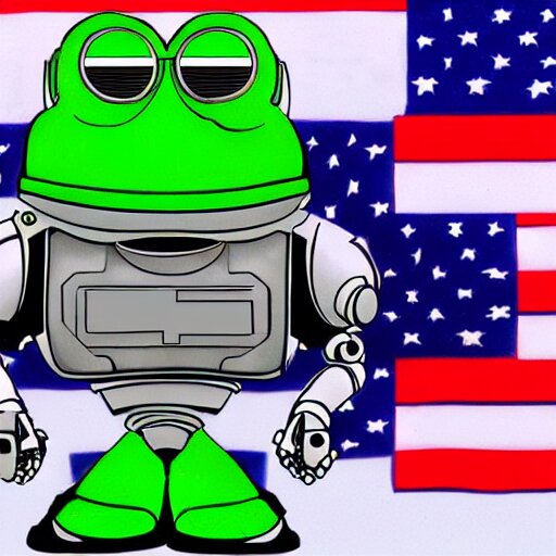 Lexica - Robocop pepe the frog