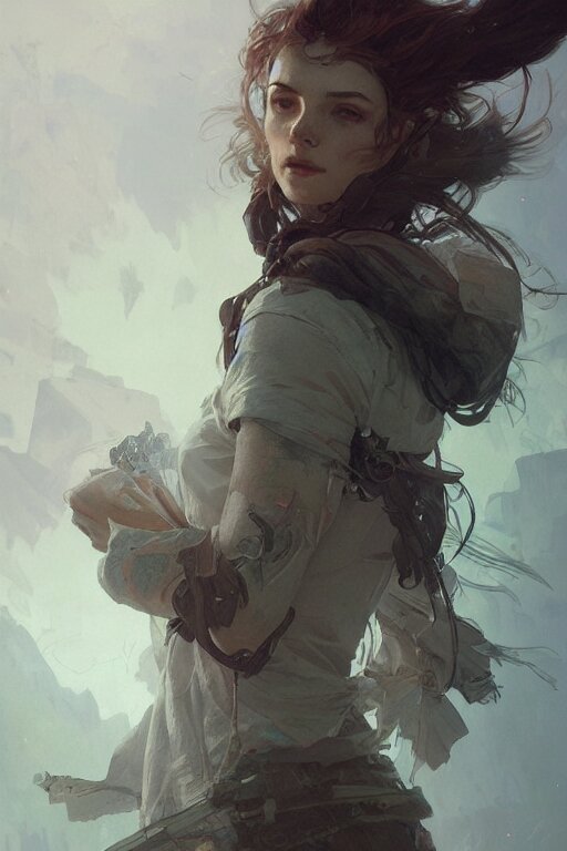 Lexica - A full portrait of a beautiful post apocalyptic offworld ...