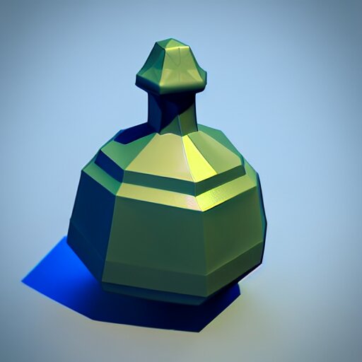 Lexica - Isometric 3 d hand grenade, low poly, soft render, handpaint ...