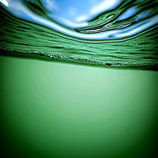 Lexica - Breaking the surface tension of water, photograph