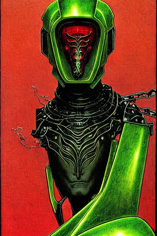 Lexica - Portrait of gothic and futuristic young man, warhammer, cyber ...