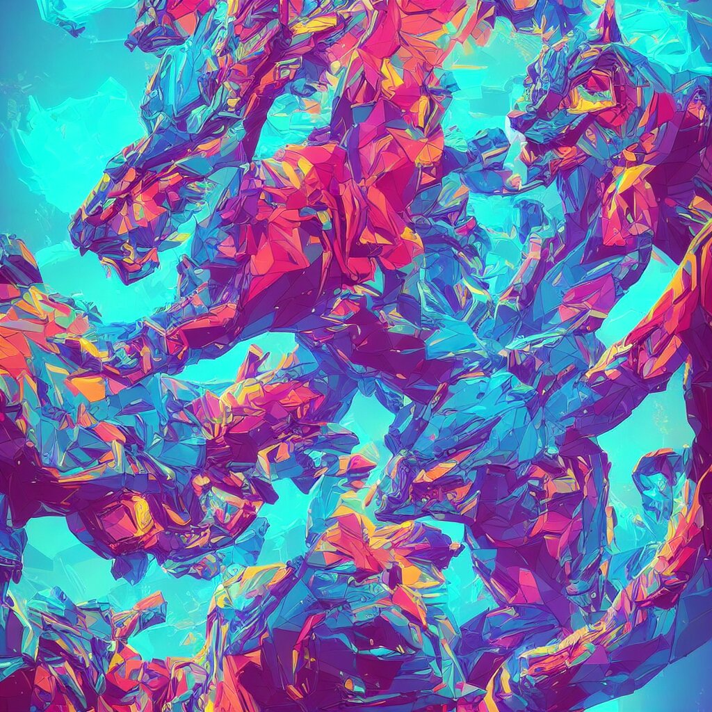 Lexica - 3D romantic cute animal hyperbeast by Brock Hofer digital art ...