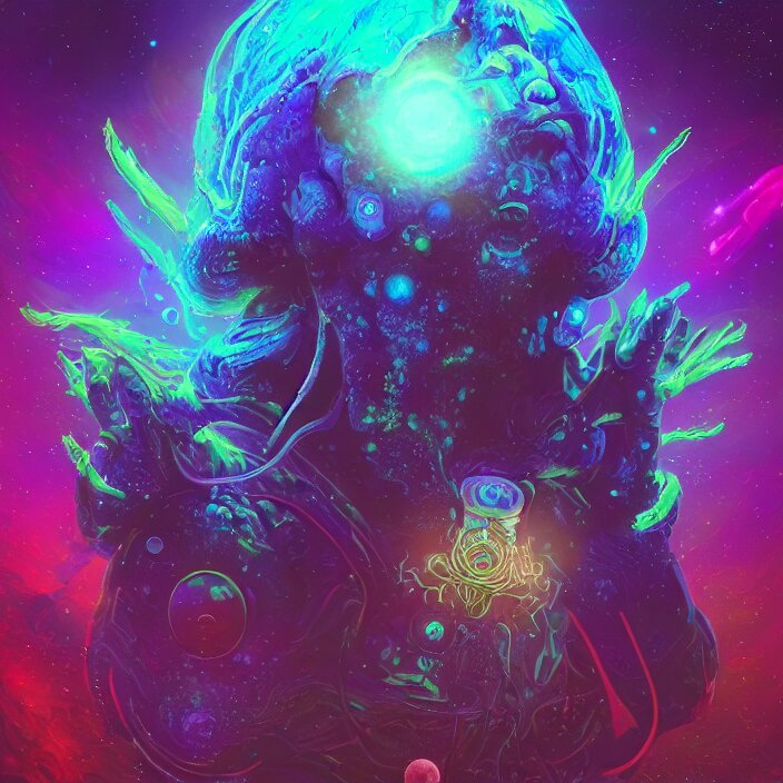 Lexica - Deep space, cosmos, psychedelic flowers, organic, oni compound ...
