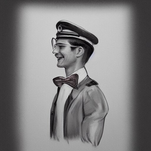 Lexica - A seafairing gay french man with a snooty smug smile, sailor's ...