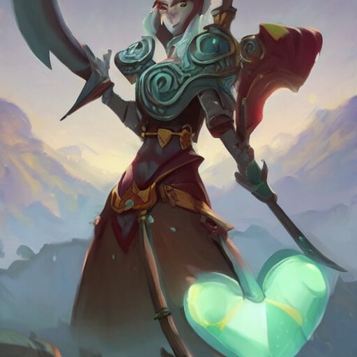 Lexica - vigneting miss hero Video game icon fantasy art heartstone ...