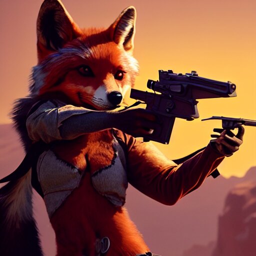 Lexica - Movie still photo of cute anthropomorphic vulpes vulpes fulva ...