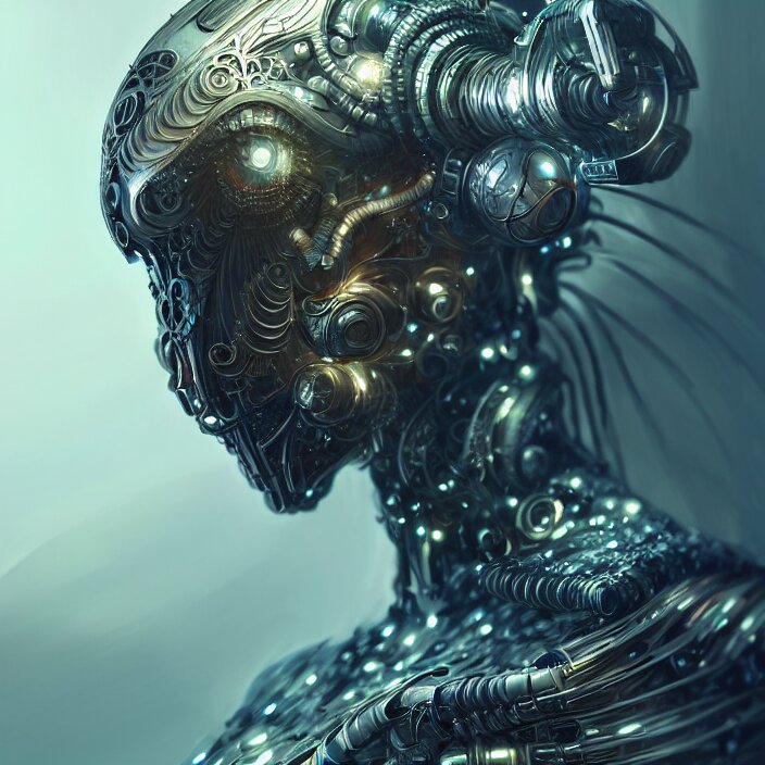 Lexica - Organic cyborg, diffuse lighting, fantasy, intricate, elegant ...