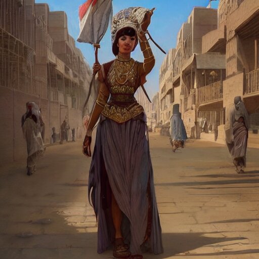Lexica - A well dressed sumerian woman in a major Mesopotamian city ...