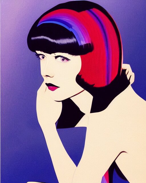Lexica - Colleen moore 2 2 years old, bob haircut, portrait painted by ...