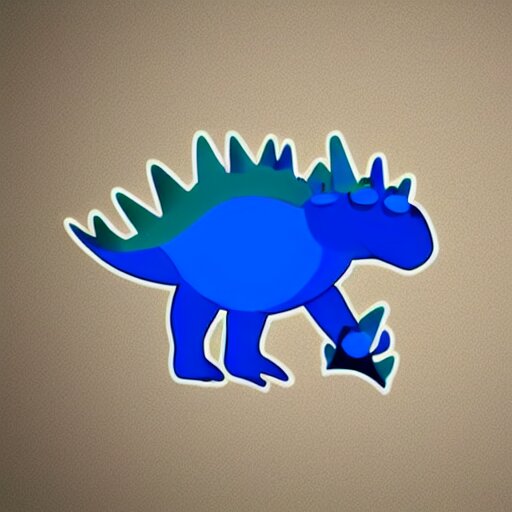 Lexica - Cartoon stegosaurus, logo, clean design, minimalist, svg