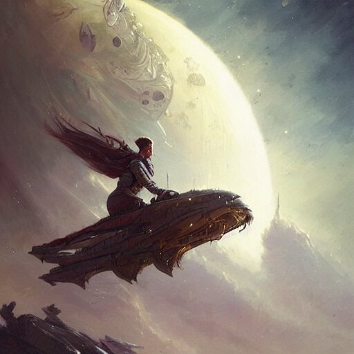Lexica - Pilot floating in spaceship, fullbody, fantasy, intricate ...