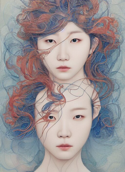 Lexica - Lee Jin-Eun by James Jean, rule of thirds, seductive look ...