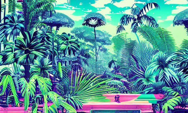 Lexica - Vaporwave Jungle