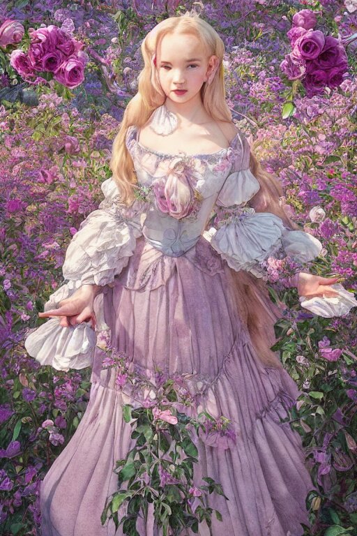 Lexica - A beautiful hyperdetailed portrait render of dove cameron as a ...