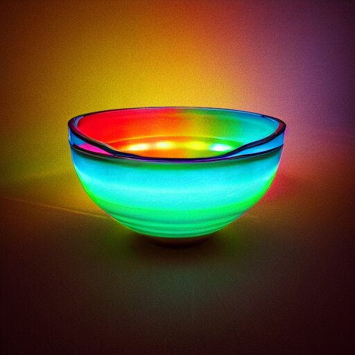 Lexica - Glass art bowl, colorful glass art, caustics, beautiful ...