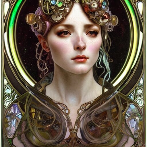 Lexica - Realistic detailed face portrait of a beautiful futuristic ...