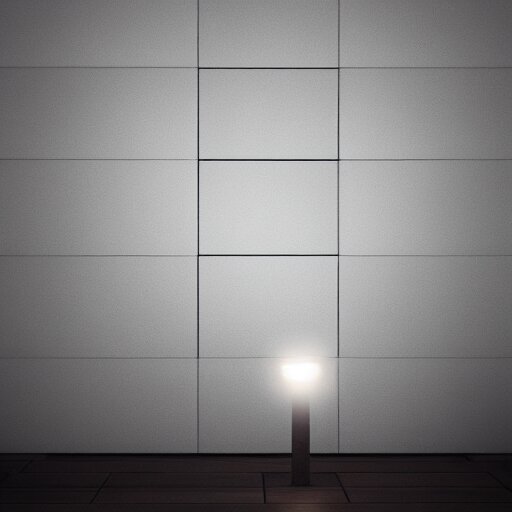 Lexica - A cube in a room with one light, octane render