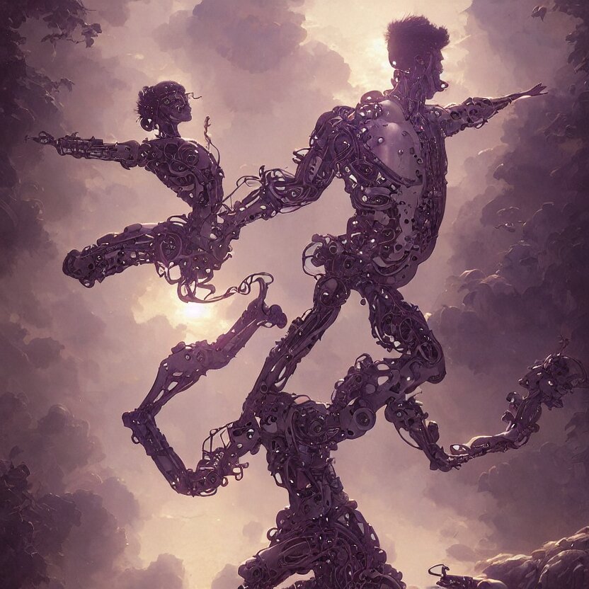 Lexica - Hyper realistic detailed photo of human shaped showman dancing ...