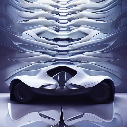 sci-fi organic zaha hadid car ash thorp car khyzyl saleem organi ...